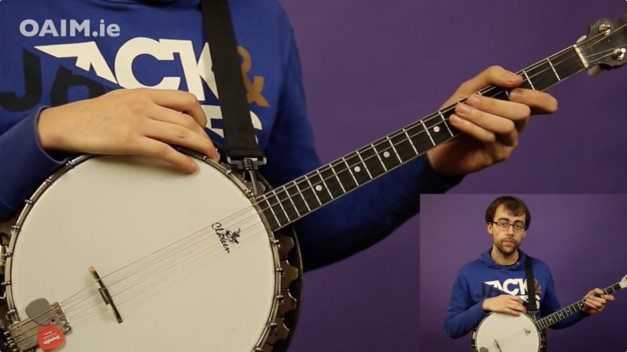 Learn Irish Tenor Banjo Skills - Triplets - Slides - Flicks - Bridging
