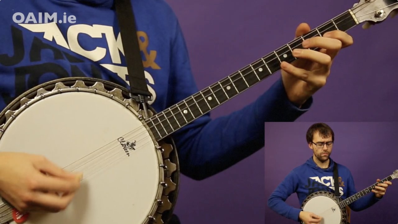 Learn Irish Tenor Banjo Skills - Triplets - Slides - Flicks - Bridging