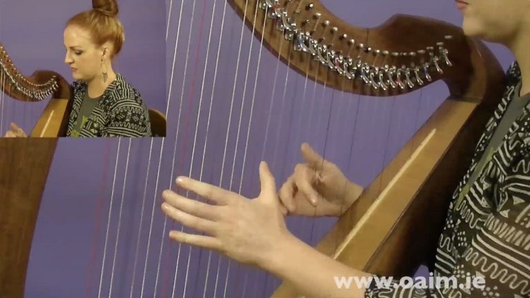How to Play the Harp - Celtic Harp with Irish Teacher - OAIM